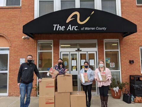 Staples in Mansfield Donates $1,400 in Supplies to The Arc of Warren ...